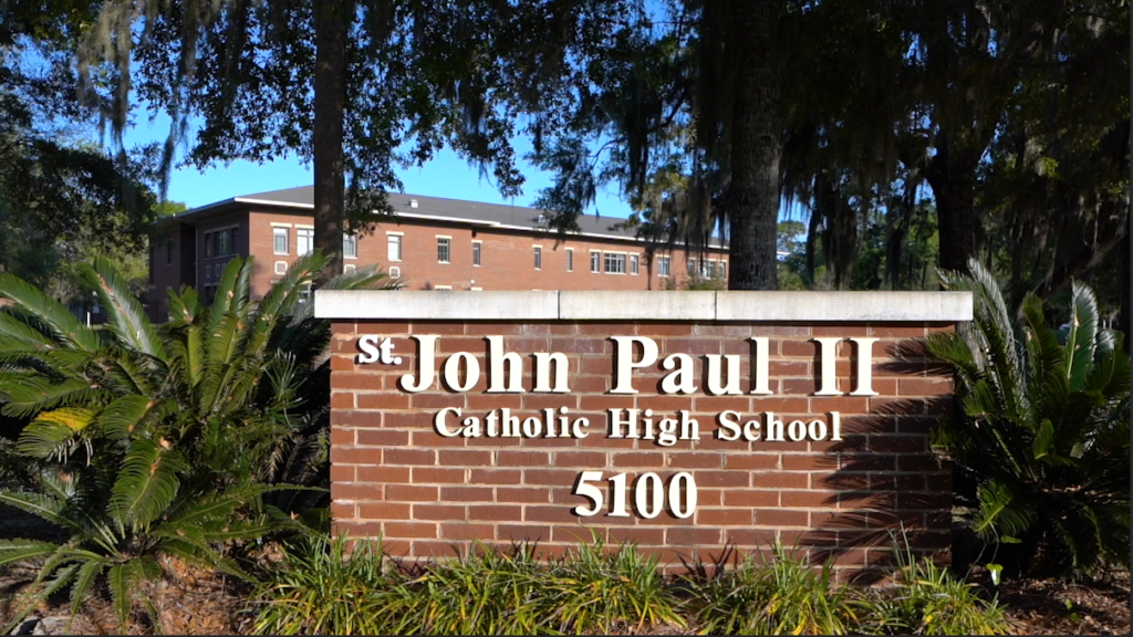 sjpii sign thumbnail for virtual tour - St. John Paul II Catholic High ...